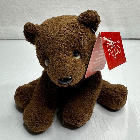 Russ Berrie | Toys | Russ Berrie Luv Pets Bubbett Brown Teddy Bear ...